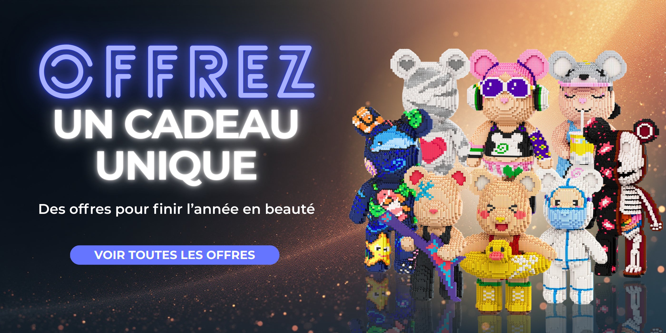 PixiBear™ | Ours en Briques Géant à Assembler