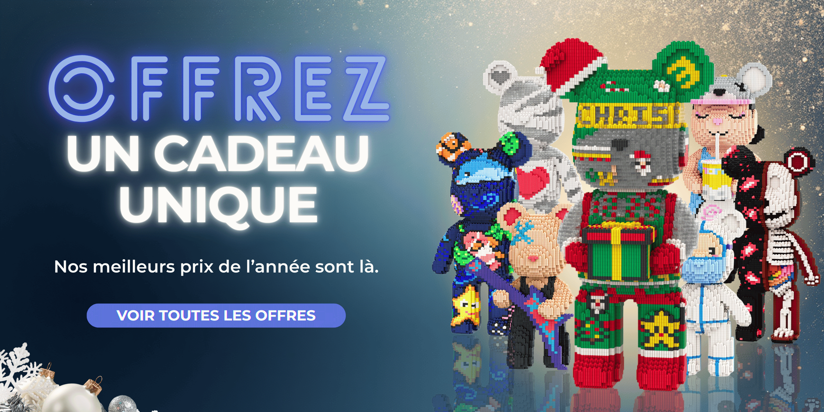 PixiBear™ | Ours en Briques Géant à Assembler